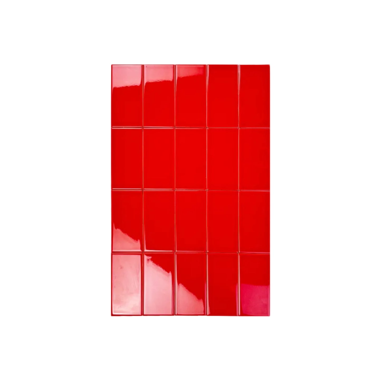 Red Flat Ceramic Tiles – MOSYCLE