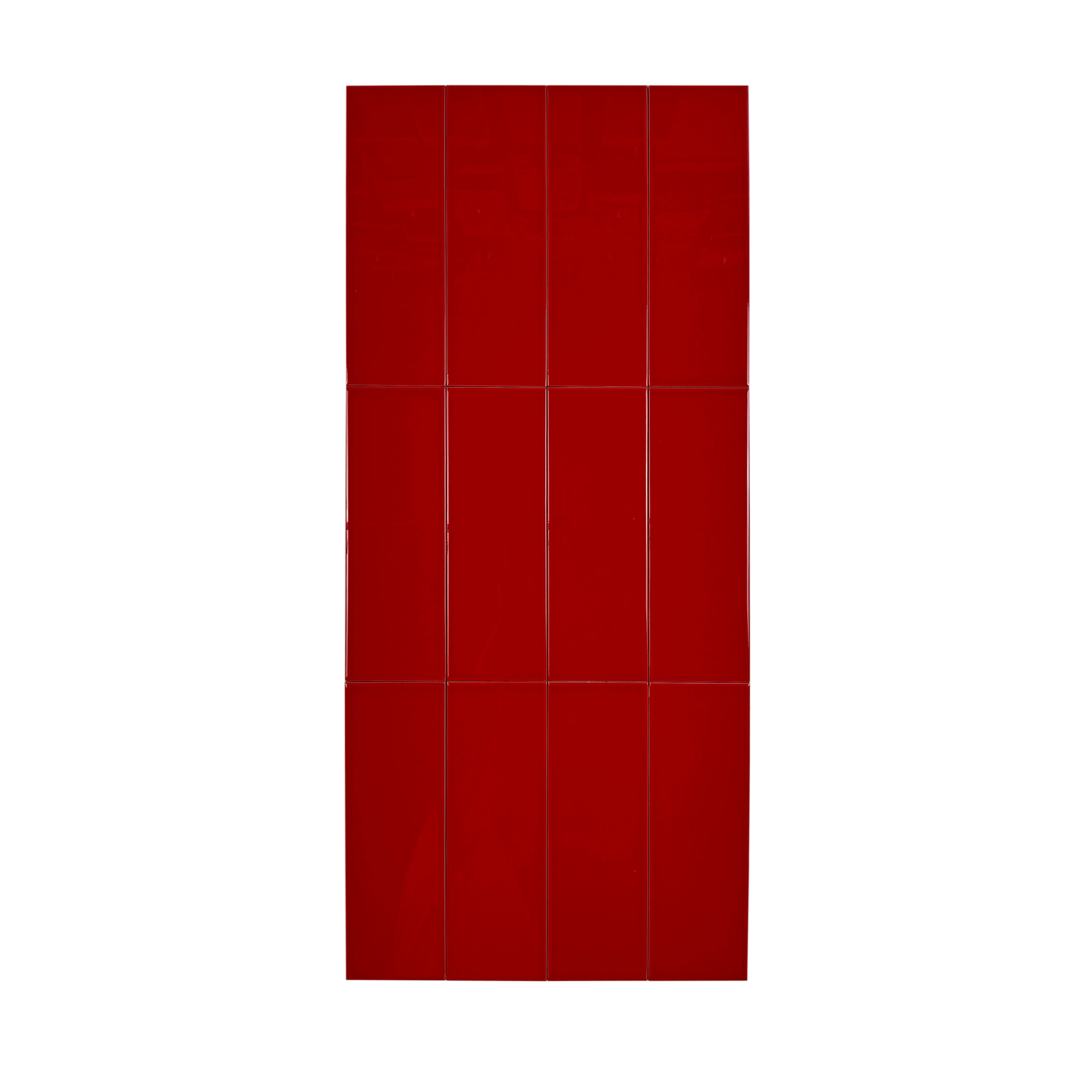 Urban Luxe Series Red Glossy Flat Ceramic Tile – MOSYCLE