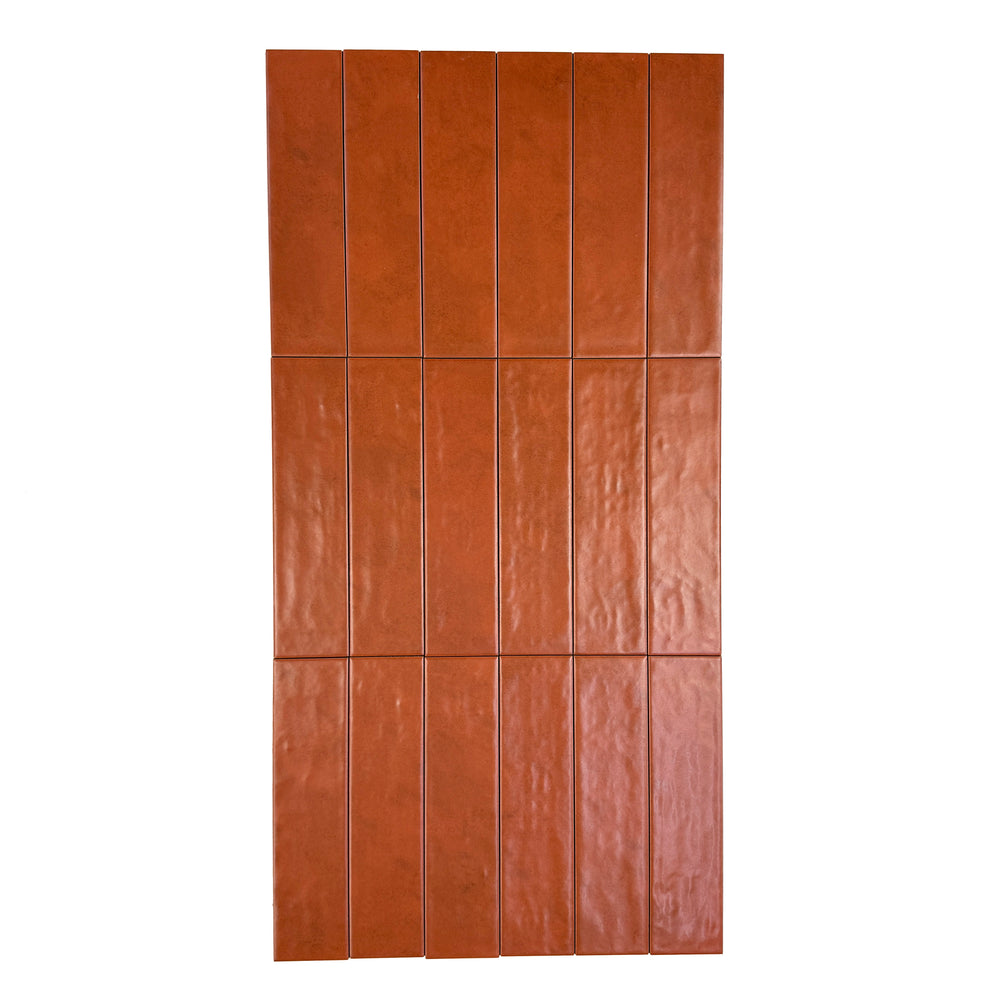 Light Coral Semimatte Porcelain Artisanal Tile – MOSYCLE