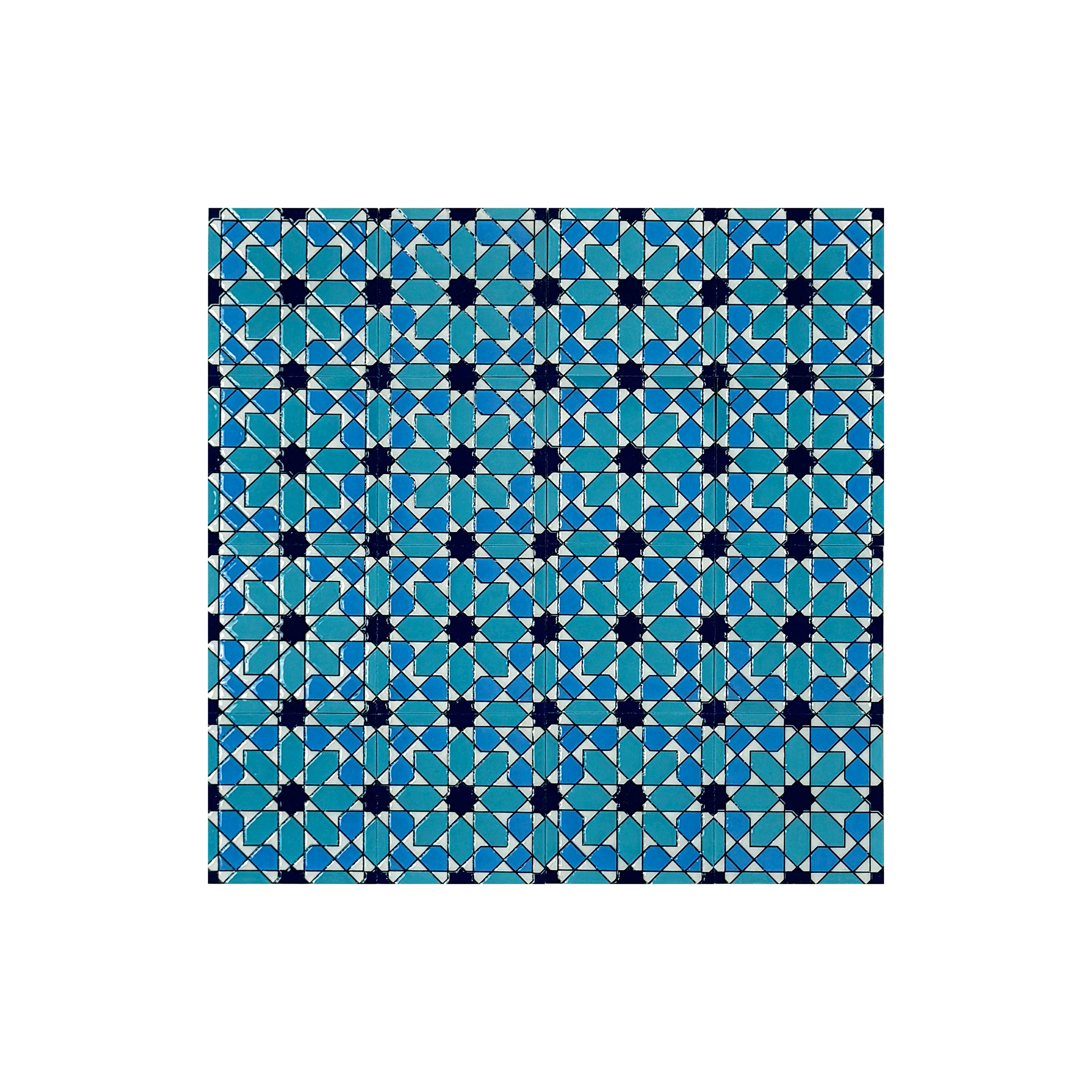 Desert Jewel Moroccan Style Glossy Ceramic Tile Pattern 16 – MOSYCLE