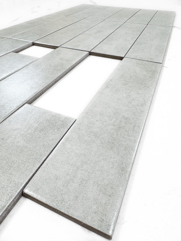 Pearl Rivar Grey Semimatte Porcelain Artisanal Tile – MOSYCLE
