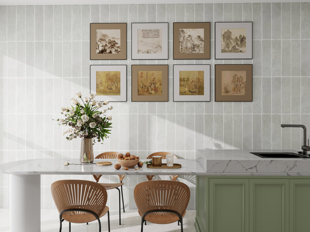 Pearl Rivar Grey Semimatte Porcelain Artisanal Tile – MOSYCLE