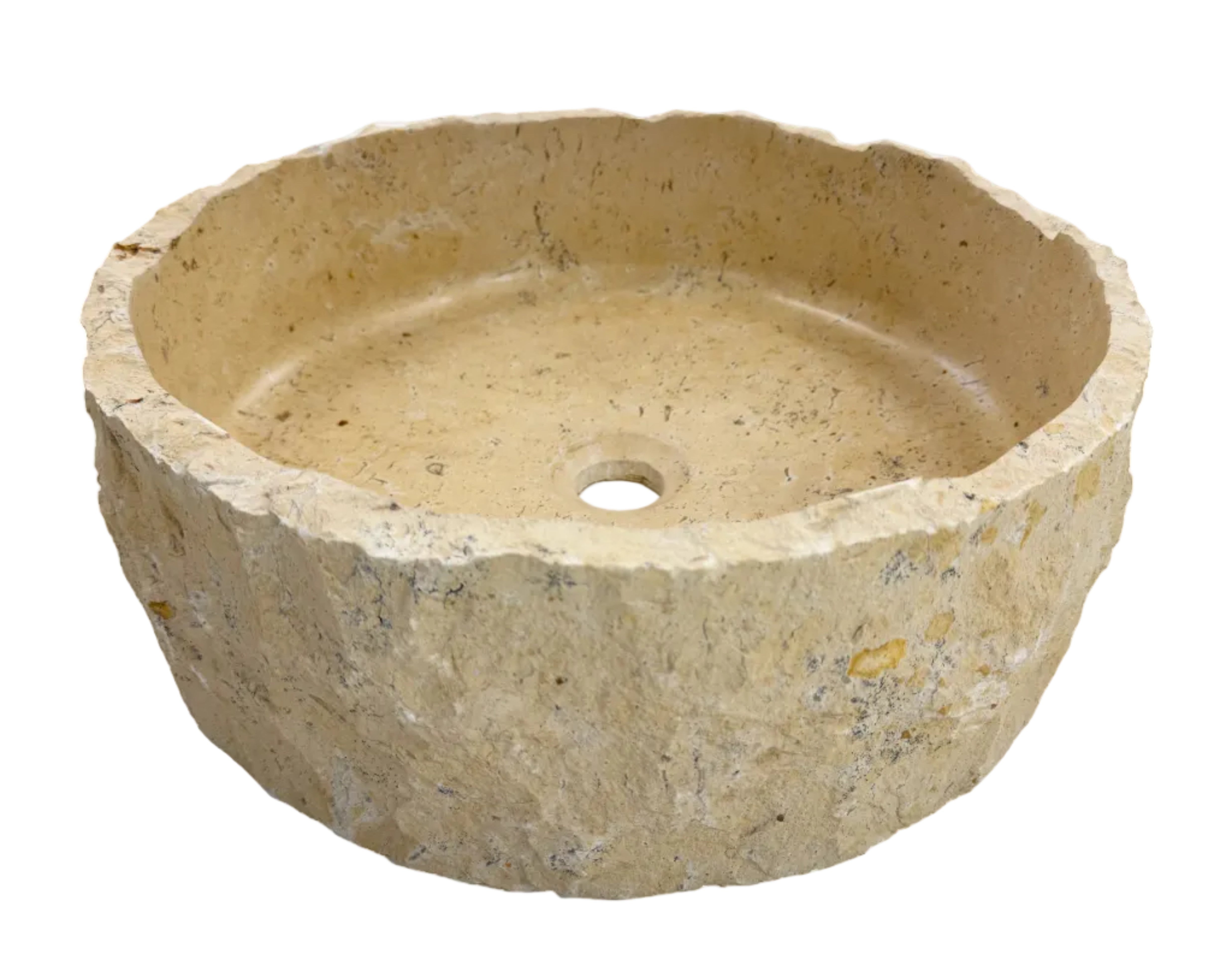 Marble Muse Series Classic Beige Natural Surface Straight Tube Shape W ...